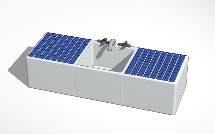 3D design Simple Sink - Tinkercad