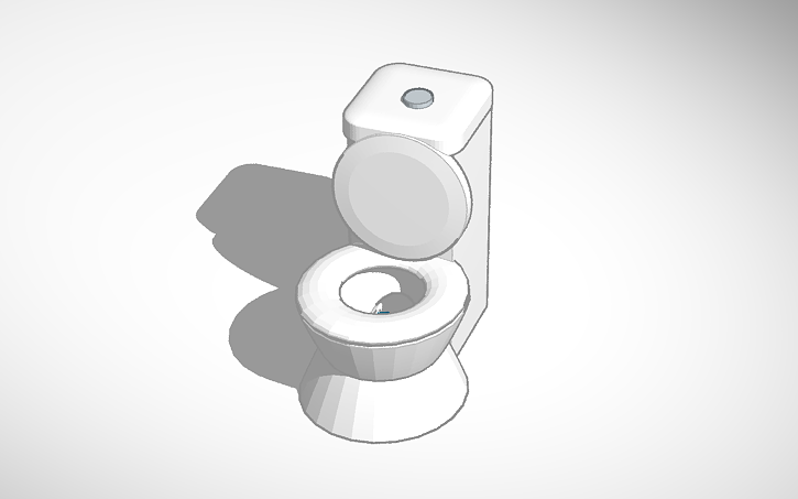 3D design Toilet - Tinkercad
