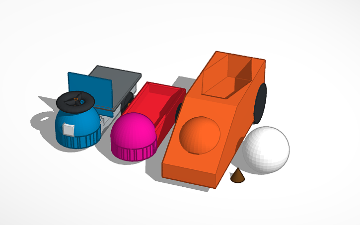 3D design Sphero Vehicles Body Samples - Tinkercad