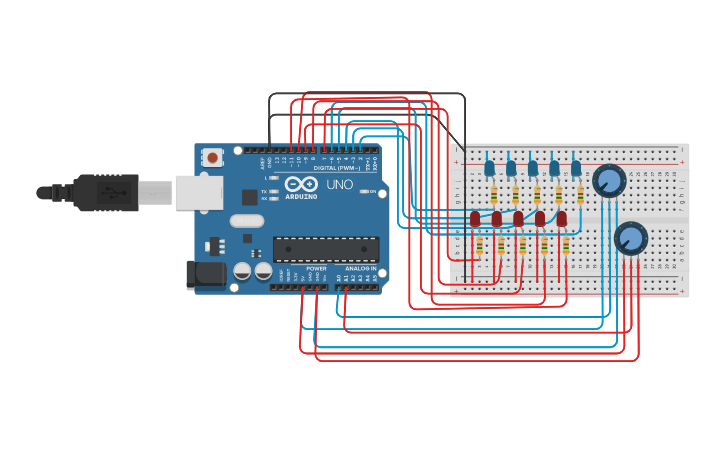 Circuit Design Variable Resistor Tinkercad