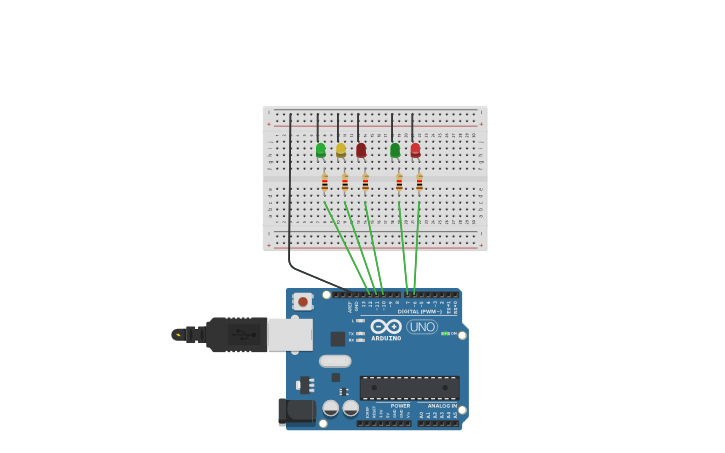 Circuit design practical 2 activity 1 - Tinkercad