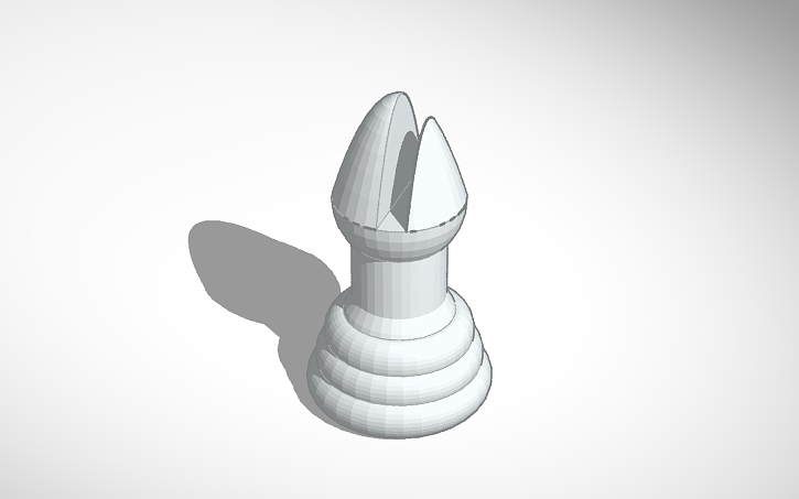 3D design Chess-set: bishop | Tinkercad