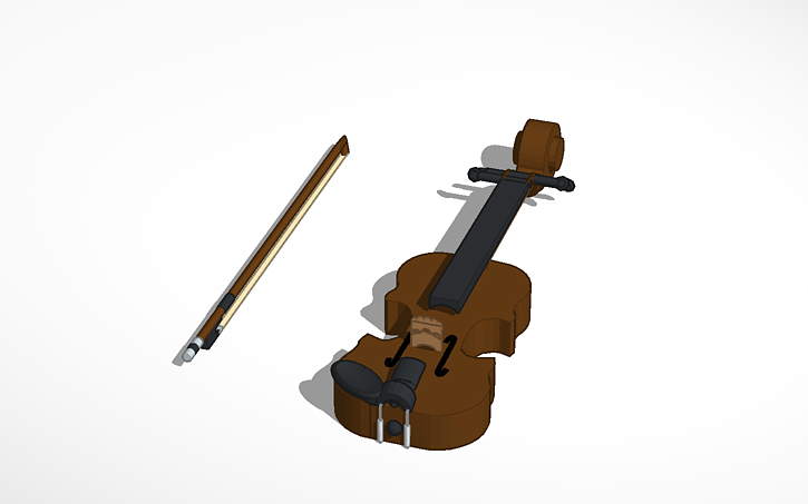 3D design GOOD VIOLIN - Tinkercad