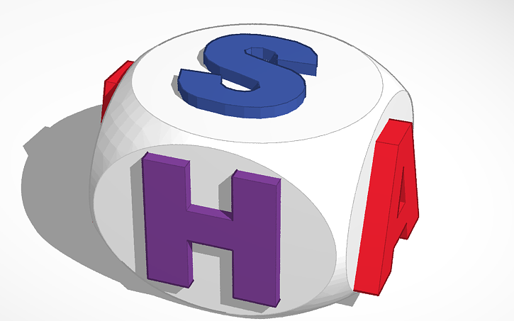 3D design Sarah cube | Tinkercad