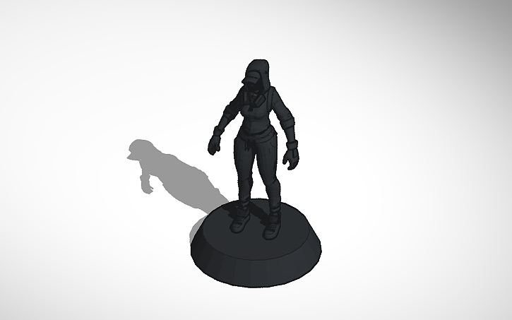 3D design FORTNITE SKIN #3 - Tinkercad