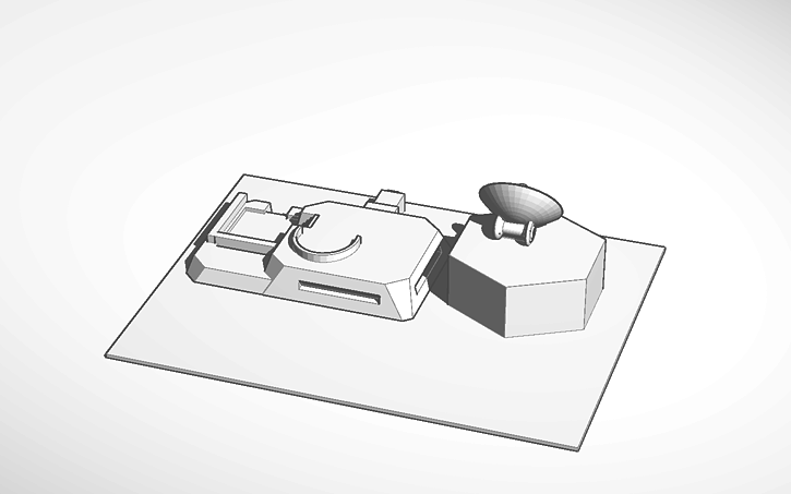 3D design bunker - Tinkercad