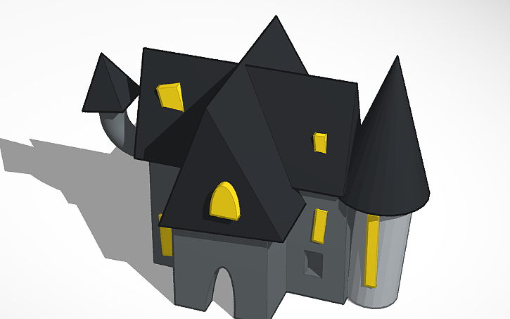3D design Module 2_Haunted House - Tinkercad