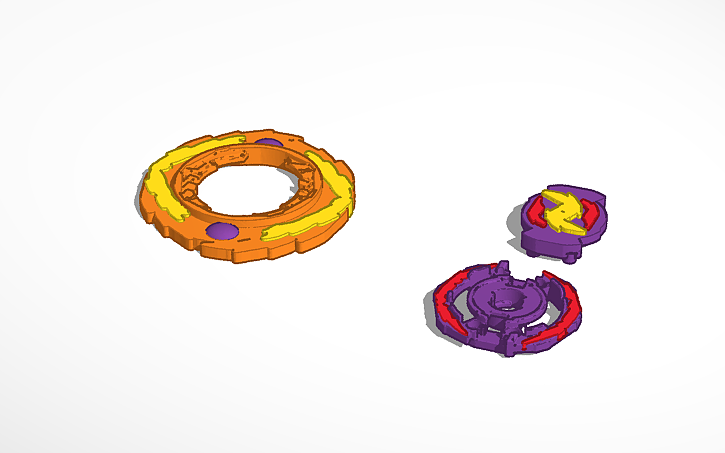 3D design lightning pandora - Tinkercad
