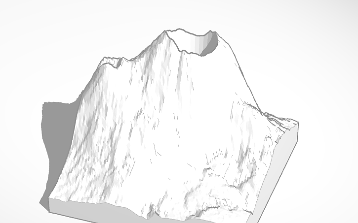 3D design Vulkan - Tinkercad