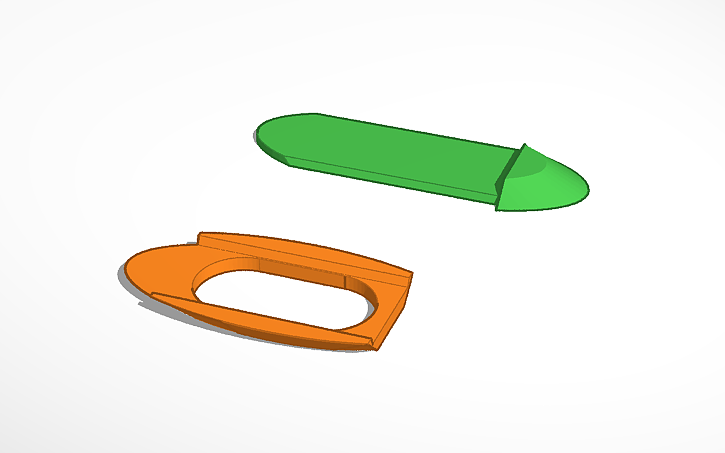 3D design pencil sharpener cover - Tinkercad