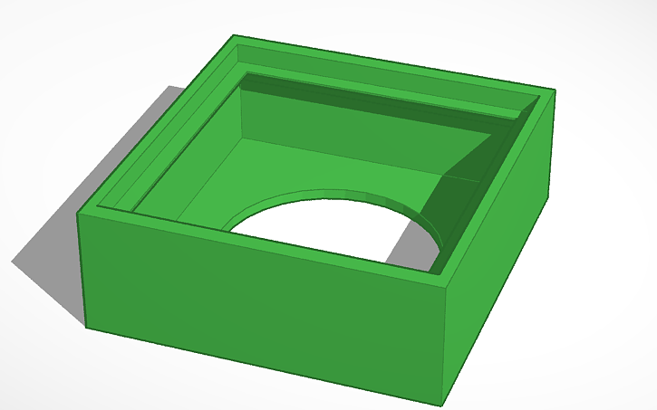 3D design 5Nametag lightbox bottom V5 - Tinkercad