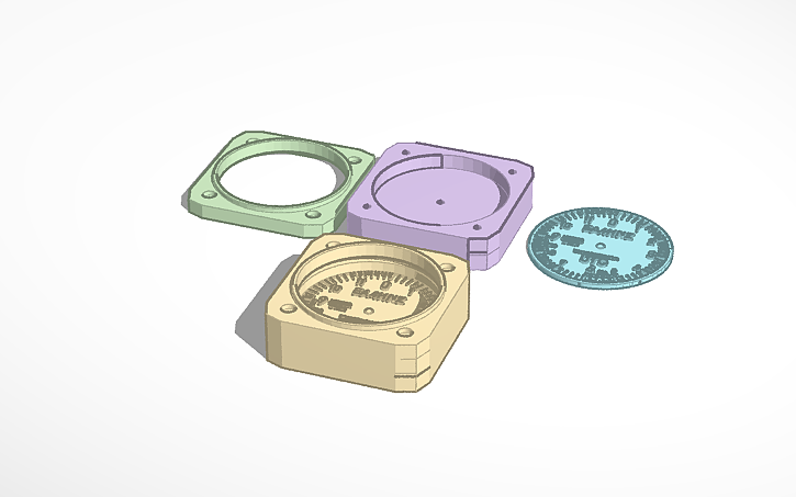 3D design Altimeter Wacht - Tinkercad
