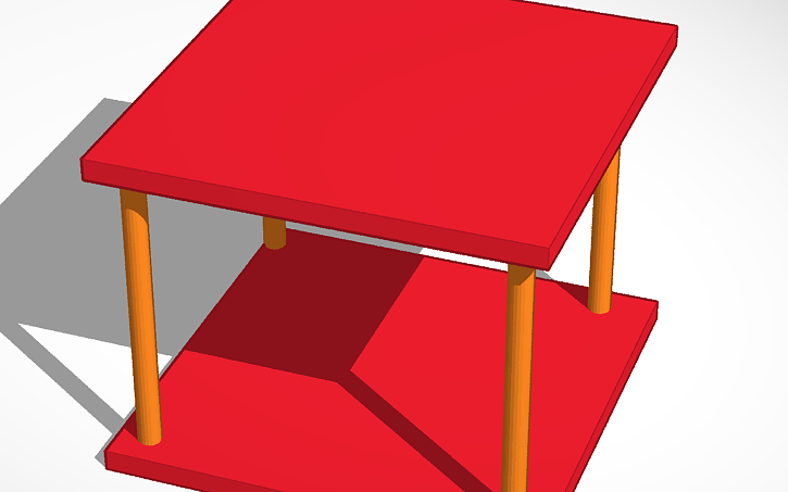 3D design Table - Tinkercad