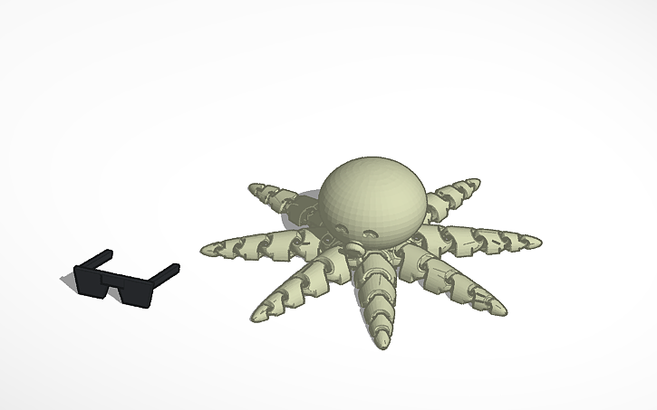 3D design SAVAGE OCTOPUS - Tinkercad