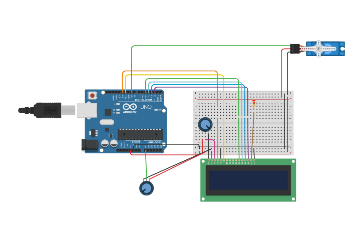 Circuit design 1234 - Tinkercad