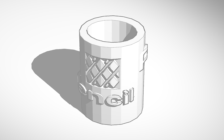 3D design Pencil and Pen holder | Tinkercad