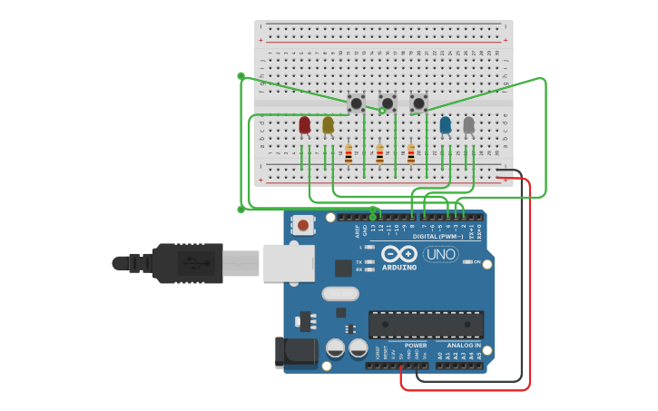 Circuit design EEProm - Tinkercad