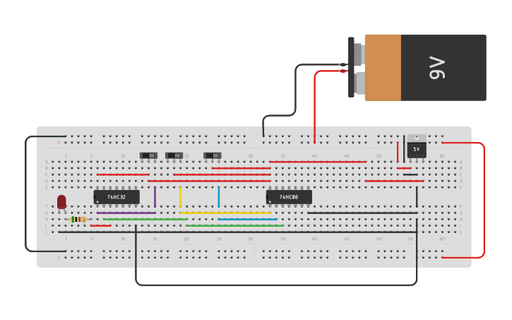 Circuit design Aula 03-AND | Tinkercad