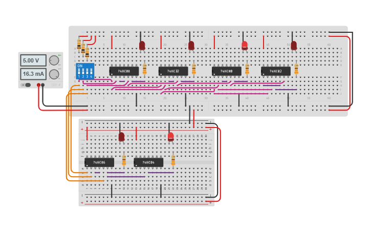 Circuit design AST_122 ARREZA KOJIRO - BIT 1-2 - ACTIVITY 3-3 - Tinkercad