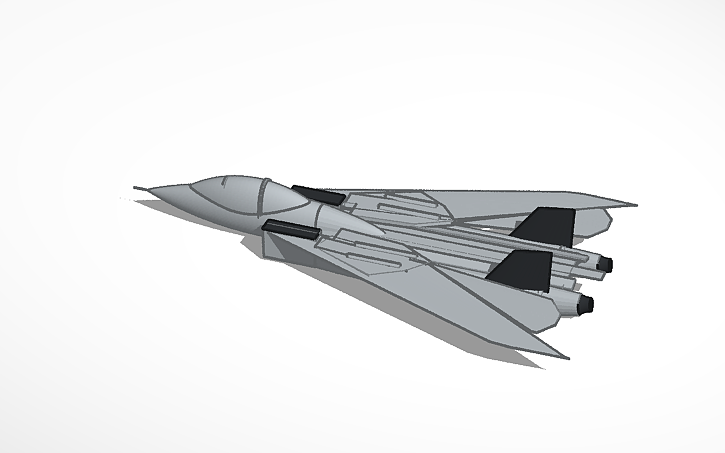 3D design F-14 Tomcat - Tinkercad