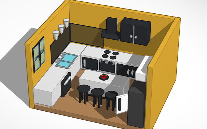 3D design Kitchen - Tinkercad