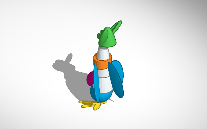 3D design tutorial rocket | Tinkercad