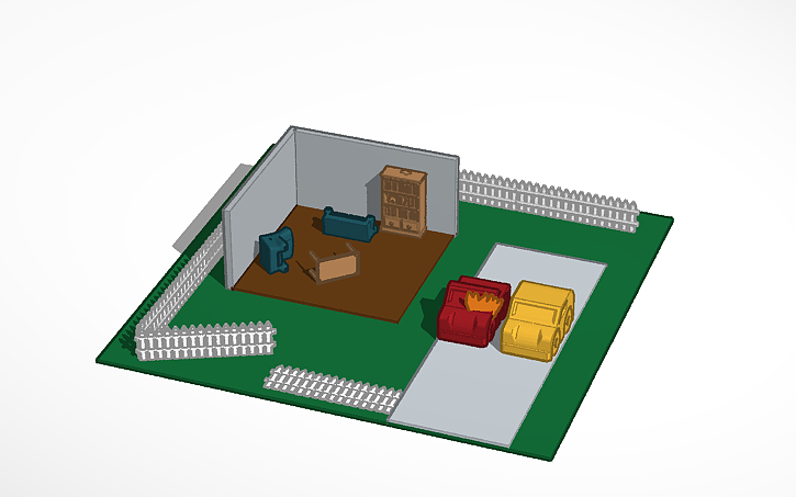 3D design 10 Ways to Survive a Zombie Apocalypse Set Design | Tinkercad