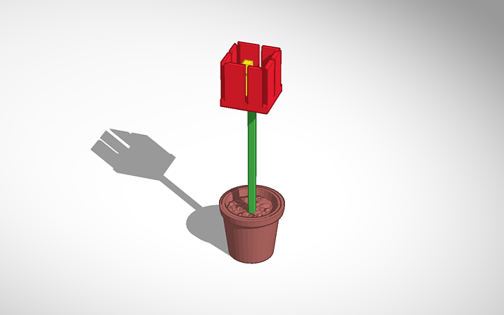 3D design flower | Tinkercad