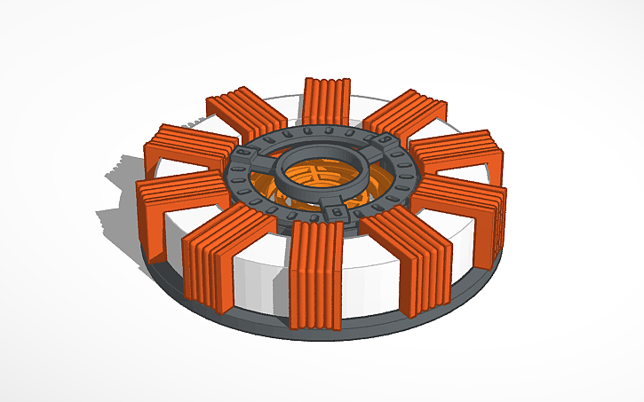 3D design Arc Reactor Mk2 - Tinkercad