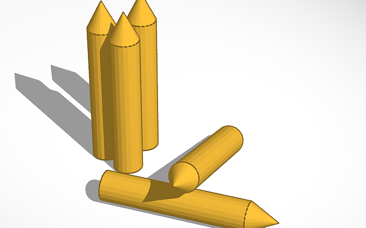 3D design Bullets | Tinkercad