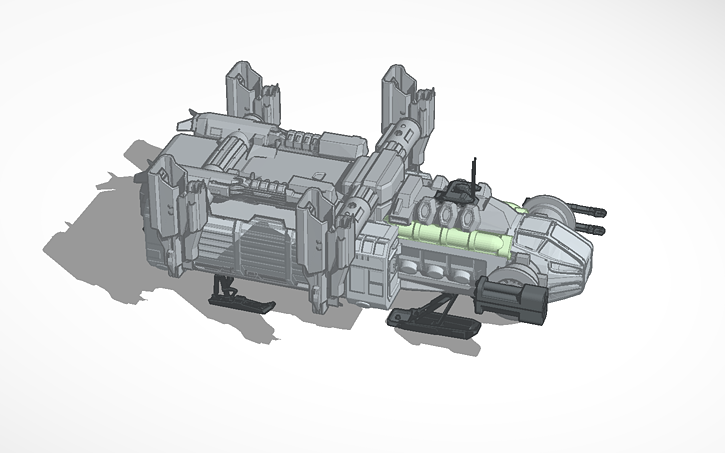 3d Design Troop Transport Tinkercad