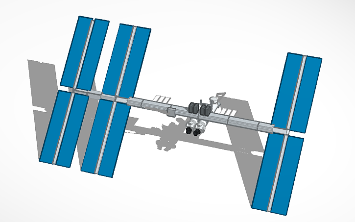 3D design Space Station Freedom - Tinkercad