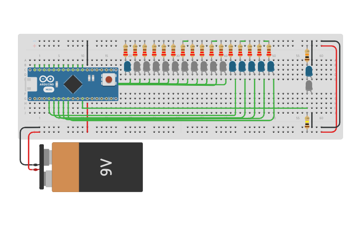 Circuit Design Arduino Nano Propeller Clock Tinkercad