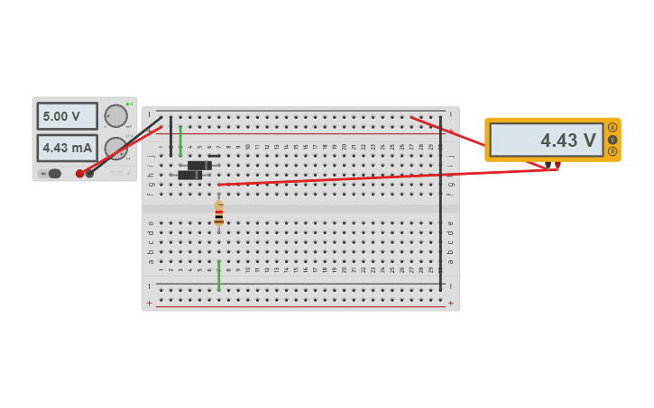 Circuit design engg 121 diode ex | Tinkercad