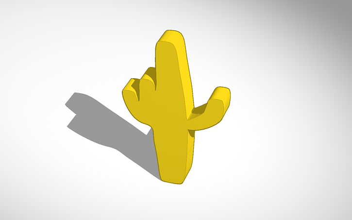 3D design cactus carol | Tinkercad
