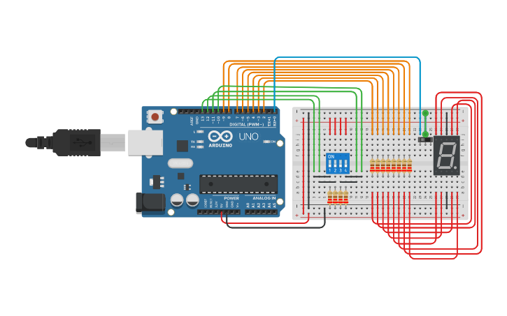 Circuit Design Práctica 1 Arduino Uno Tinkercad 5597