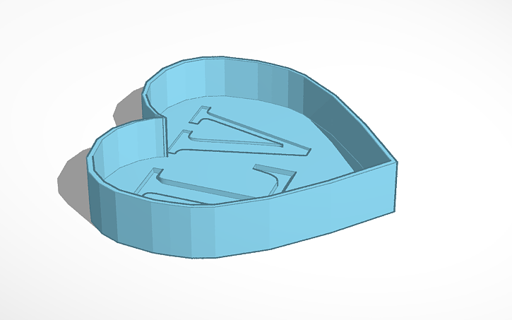 3D design Cookie Cutter Violet - Tinkercad