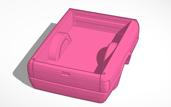 3D design Ford Ranger rc bed - Tinkercad