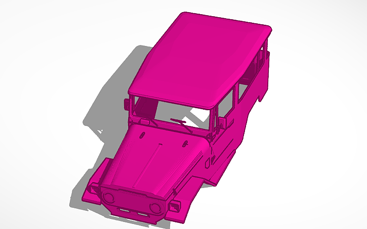 3D design Land Rover - Tinkercad