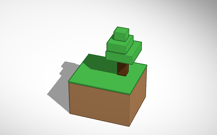 3D design minecraft 1.2v | Tinkercad