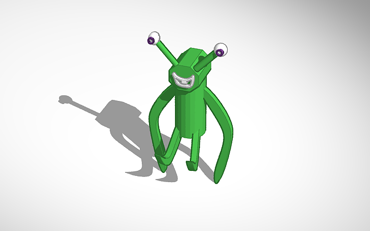 3D design The happiest alien - Tinkercad