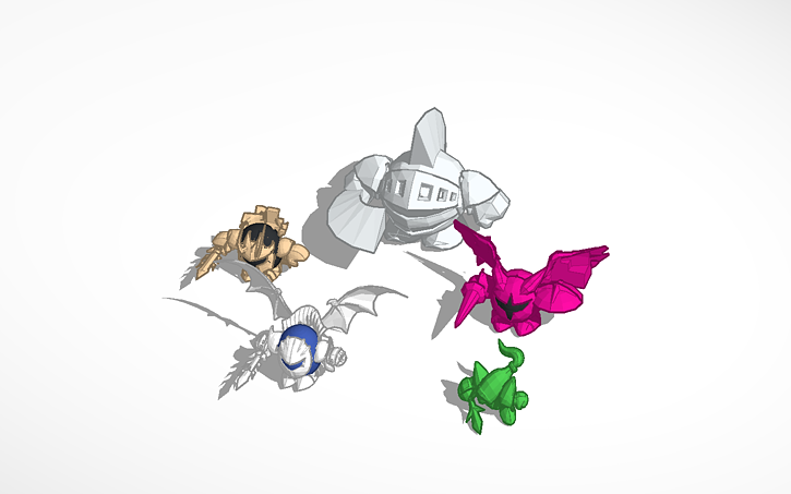 3D design Meta Knight and the Meta Knights - Tinkercad