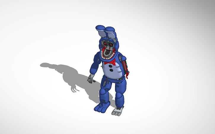 3D design Copy of Withered Bonnie - Tinkercad