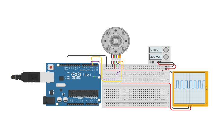 Circuit design Week 9 - Encoder Assignment - Tinkercad