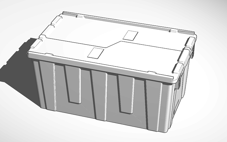 3D design FRC - Recycle Rush - Tote - Tinkercad