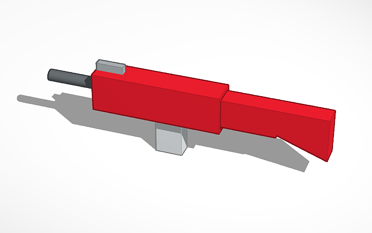 3D design Free Weapon Model!!! Godot - Tinkercad