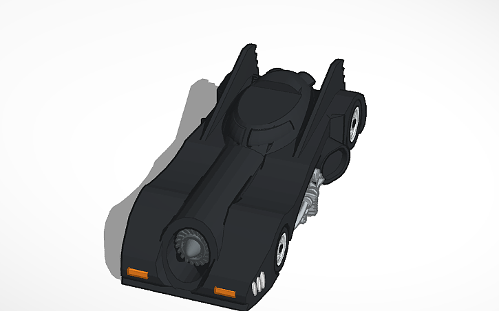 3D design 1989 Batmobile - Tinkercad