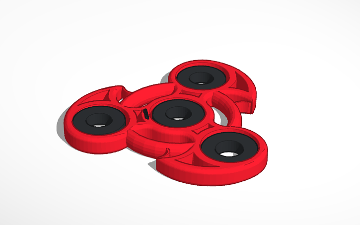 3D design fidget spiner | Tinkercad