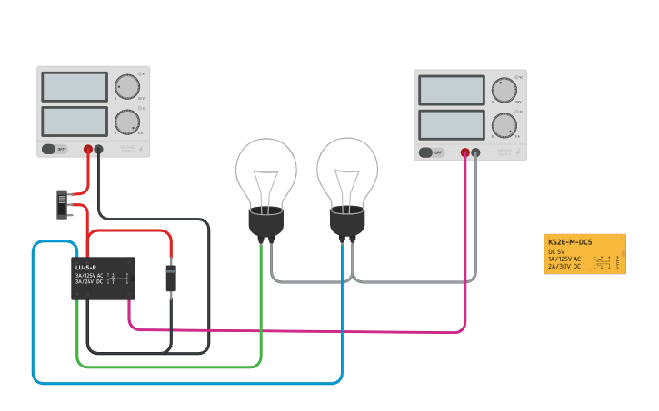 Circuit Design Relay Lu 5 R Tinkercad