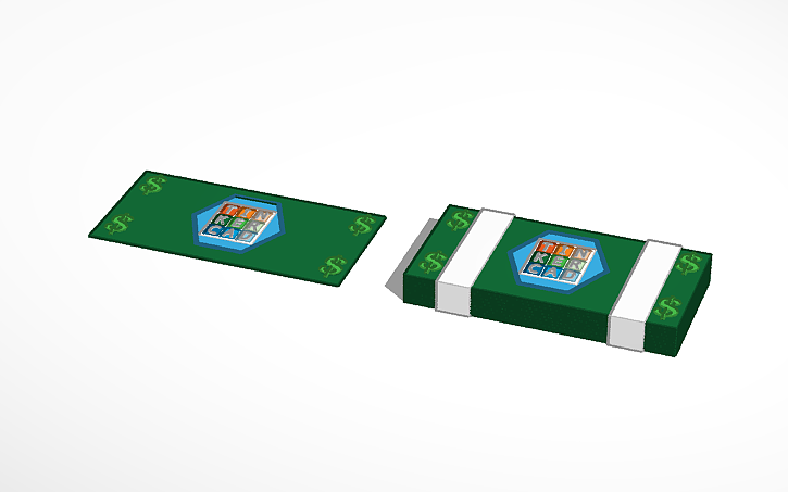 3D design Tinkercad Money - Tinkercad